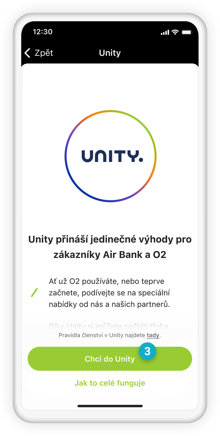 Jak se stát členem Unity | Air Bank